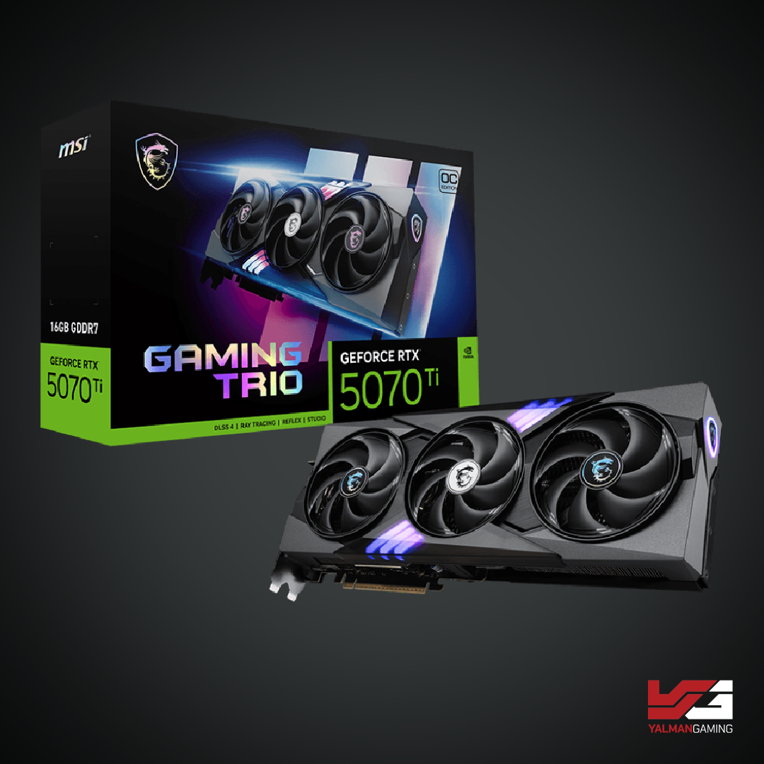 MSI GeForce RTX 5070 Ti 16GB GAMING TRIO OC PLUS Graphics Card ...